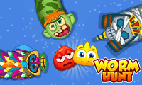 Speel Worm Hunt - Snake Game.io Zone gratis online op Spelletjes.nl